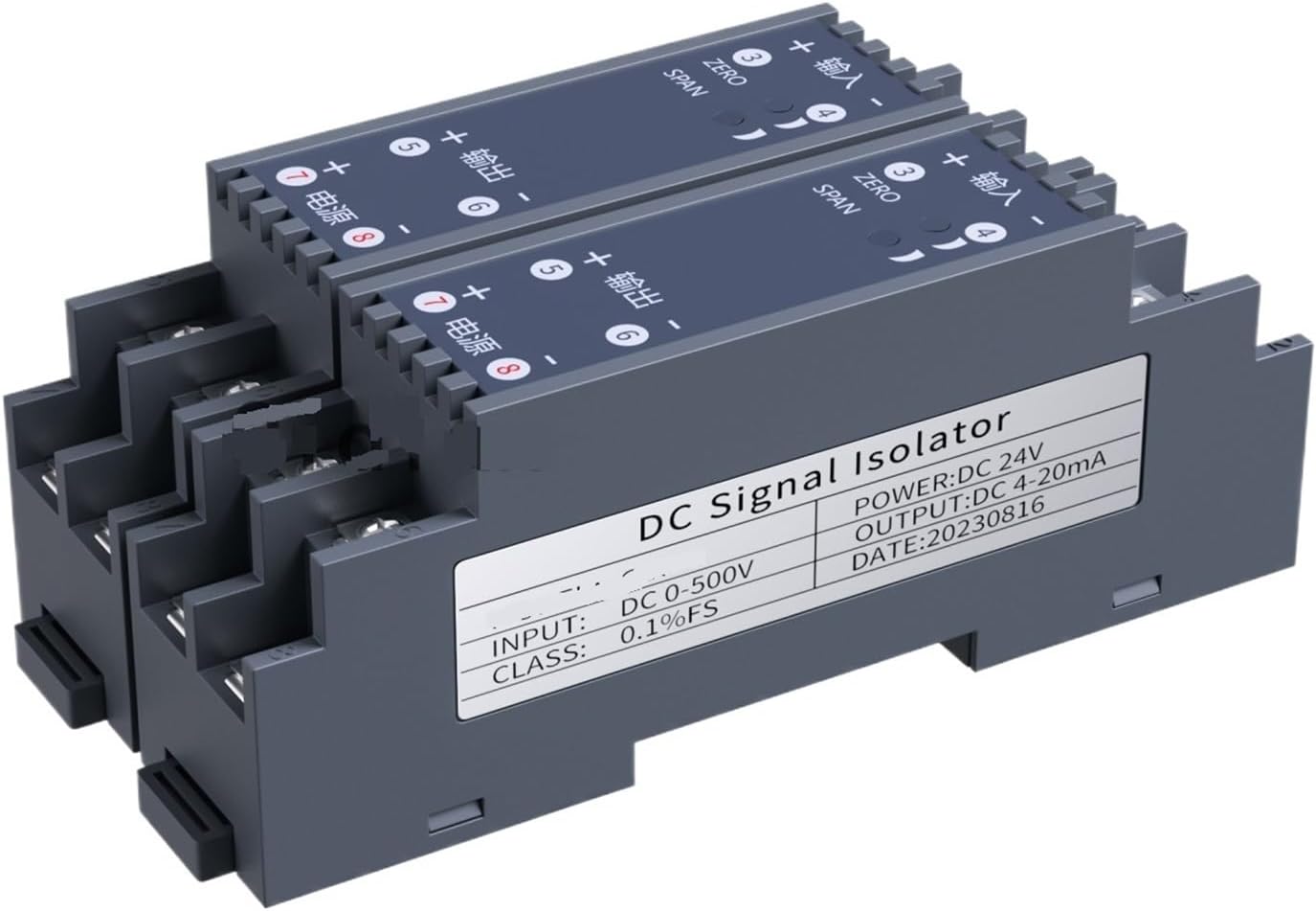 Amazon.com: Signal Isolator DC Current Voltage Transducer 1A 5A 50V 100V to 4-20mA/0-5V/10V/75mV ...