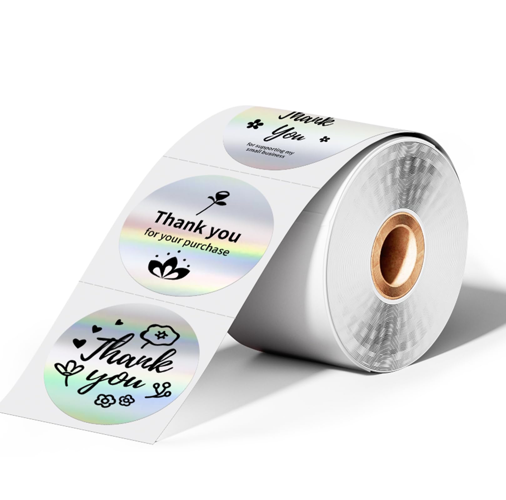 Amazon.com: 2'' Circle Thermal Labels, Holographic Sliver 400pcs Round ...