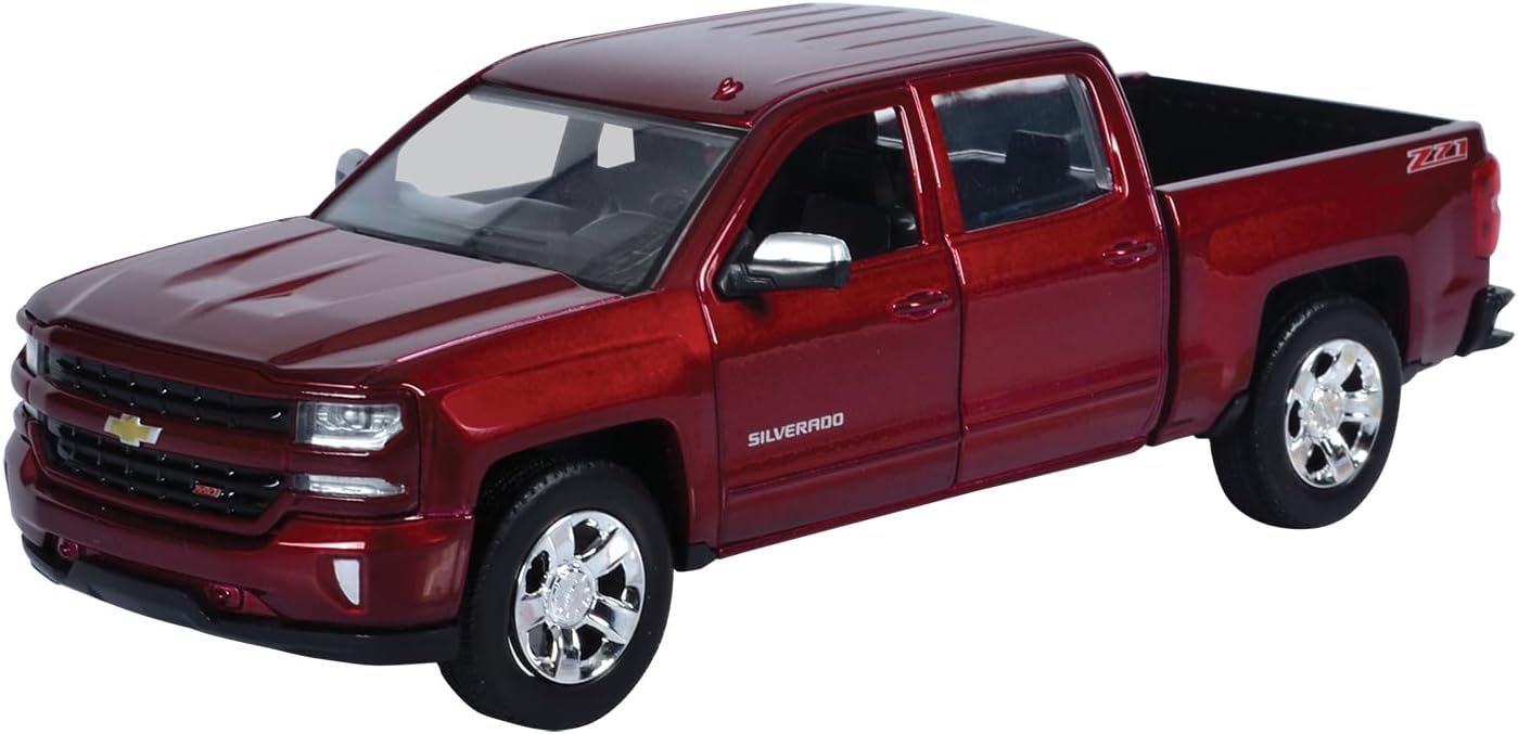 New-Ray Chevrolet - Camión camioneta Silverado Gris 4x4 con suspensión ...