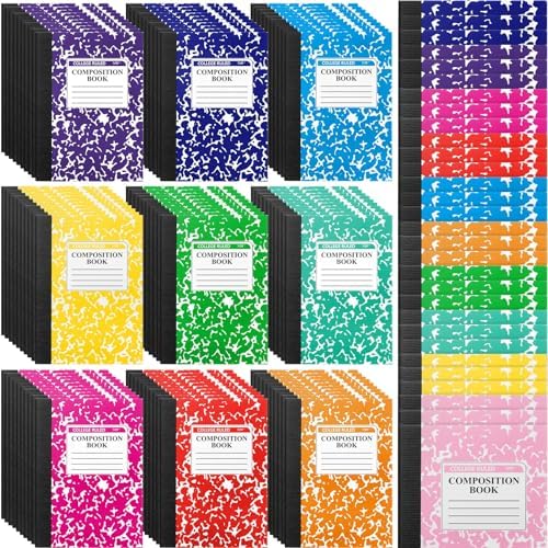 Amazon.com : Resurhang 100 Pcs Mini Composition Notebook Bulk 100 Pages ...
