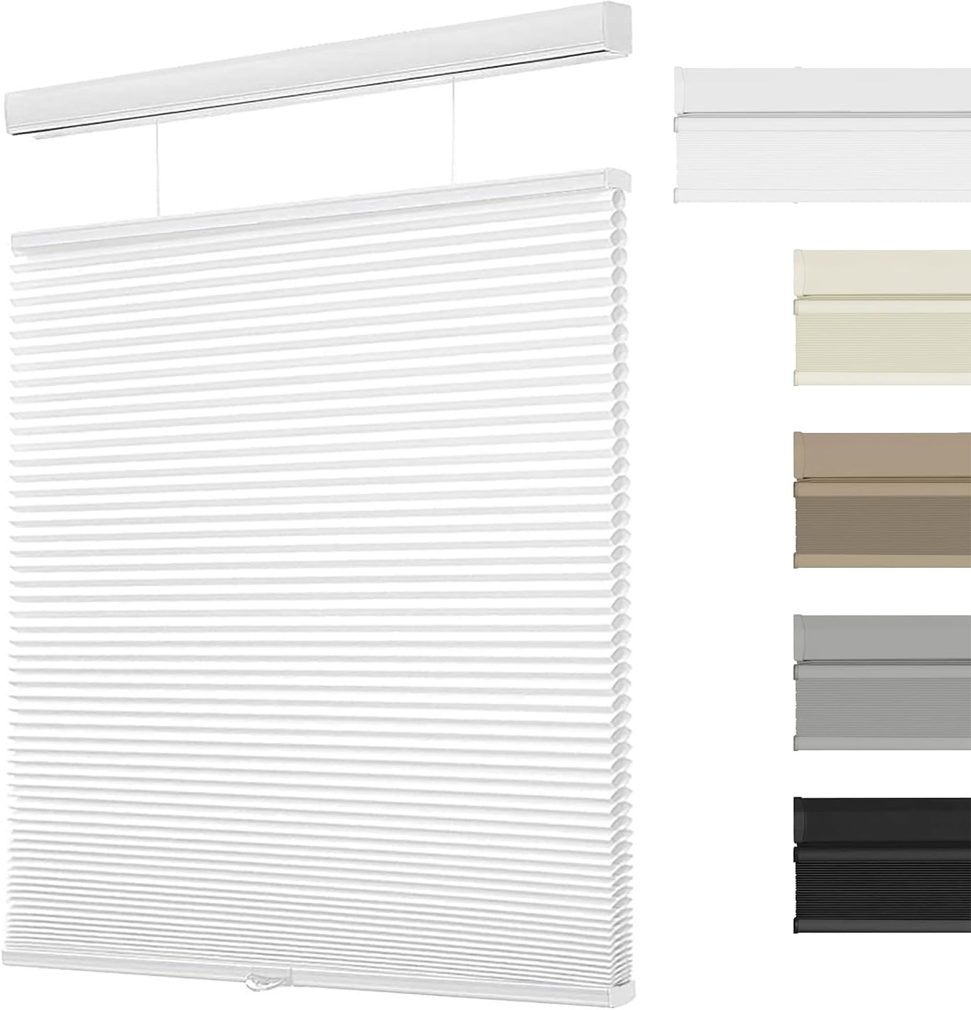 Amazon.com: FRANK GOODMAN Light Filtering Cordless Top Down Bottom Up ...