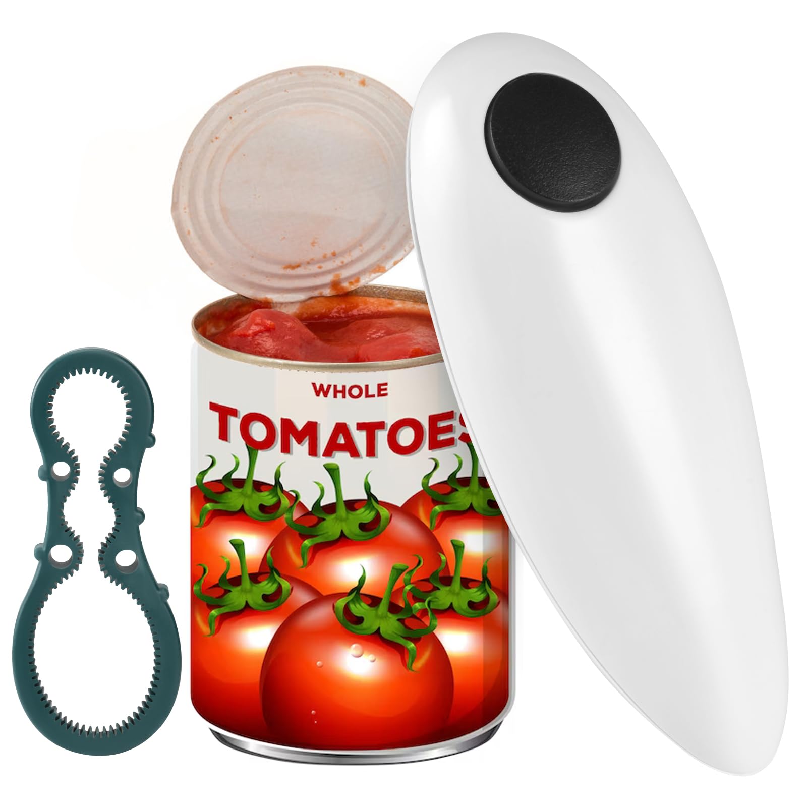 Electric Can Opener, Portable Automatic Tin Opener with One Touch ...