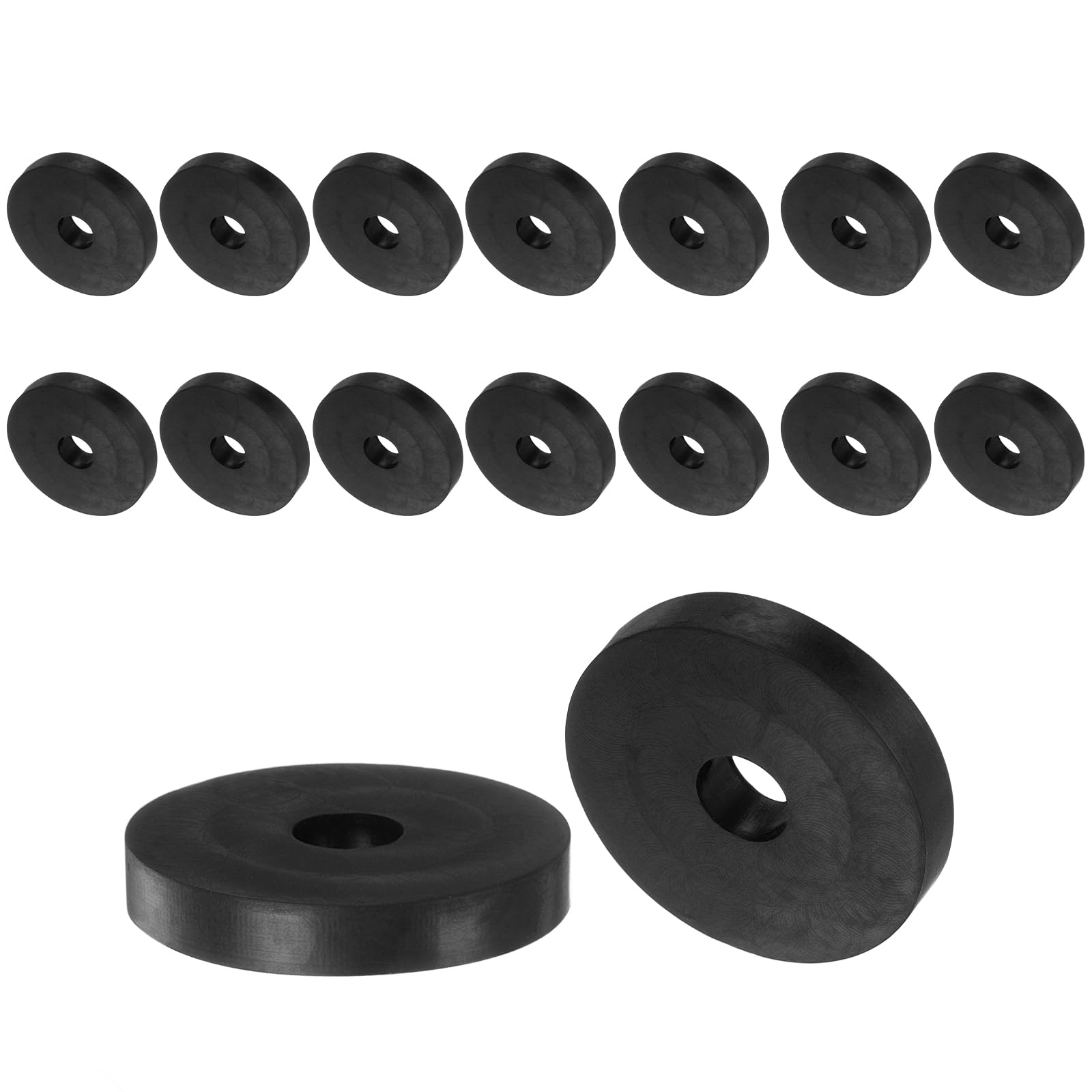Amazon.com: uxcell 16pcs Rubber Spacers 1-1/2" OD, 3/8" ID, 1/4" Height ...