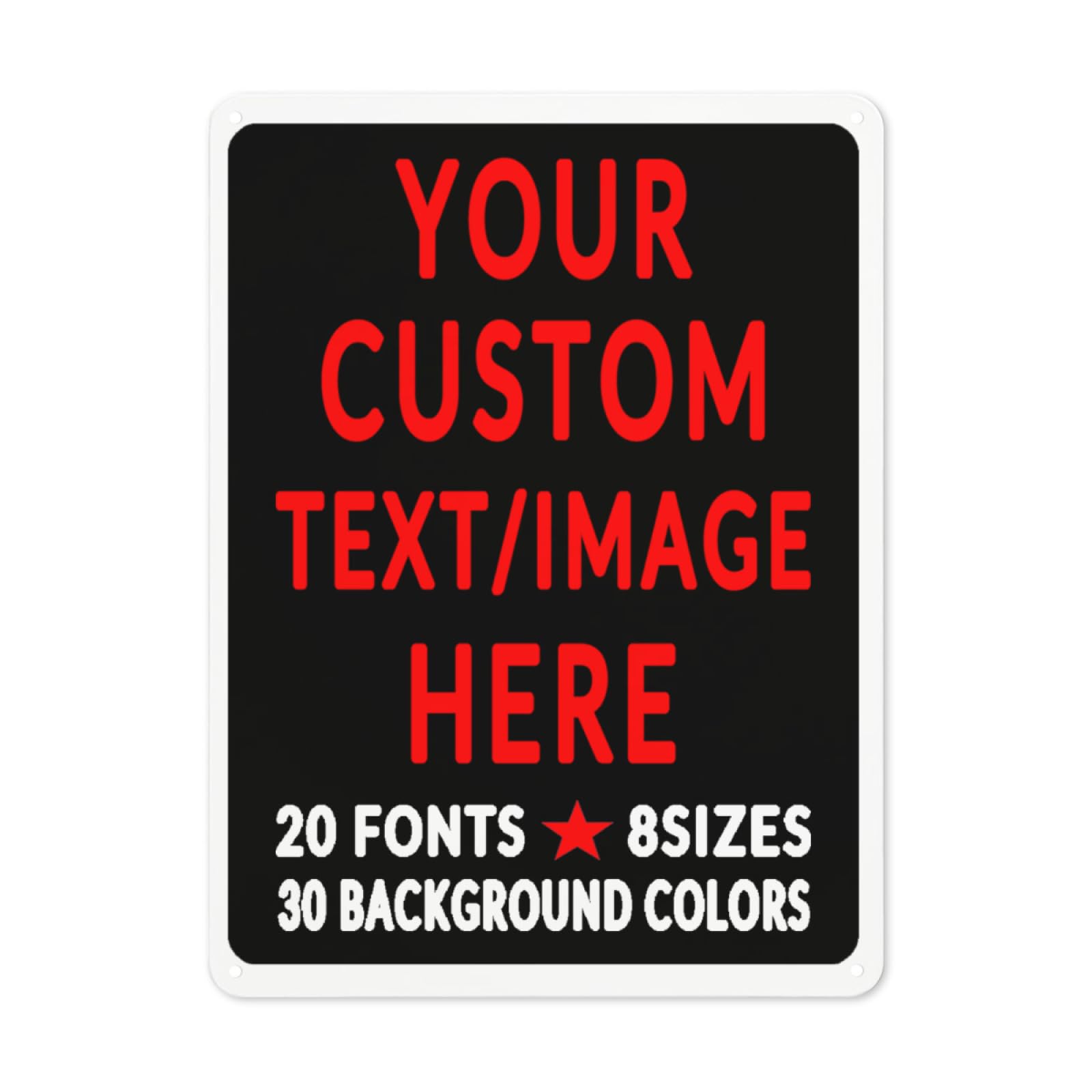 Amazon.com: Custom Sign Personalized Custom Metal Sign, Customize For ...
