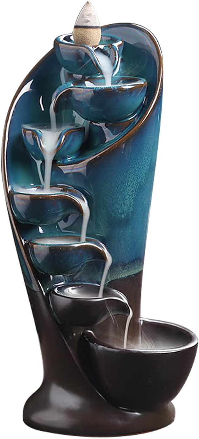 Amazon.com: Torch Backflow Incense Burner, Water Fountain Smoke Incense ...