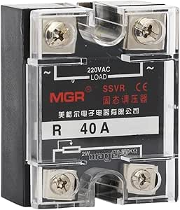 Amazon.com: 10A 15A 20A 25A 220V AC Solid State Relays SSVR 25A Single ...