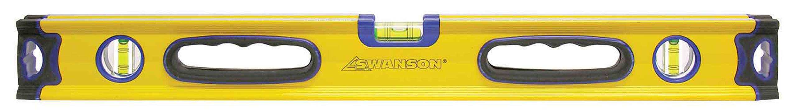 Swanson Tool BBL240 24-Inch Box Beam Level (Yellow) - Standard Levels ...