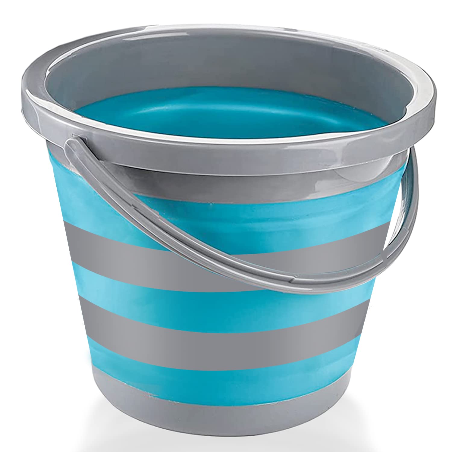 ACUNA Collapsible Bucket 10L, Large Folding Bucket, Round Tub ...