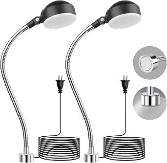 T-SUN Sewing Machine Work Light, 10W Magnetic LED Work Light with ...