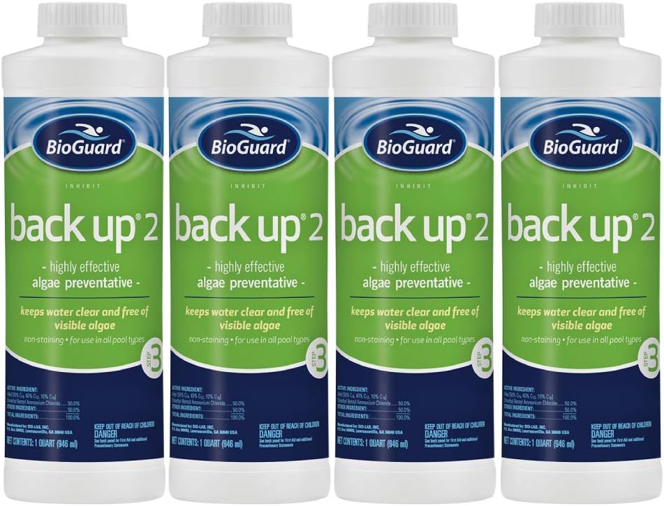 Amazon.com : BioGuard Back Up 2-1 Quart, Single, Proven Effective Algae ...