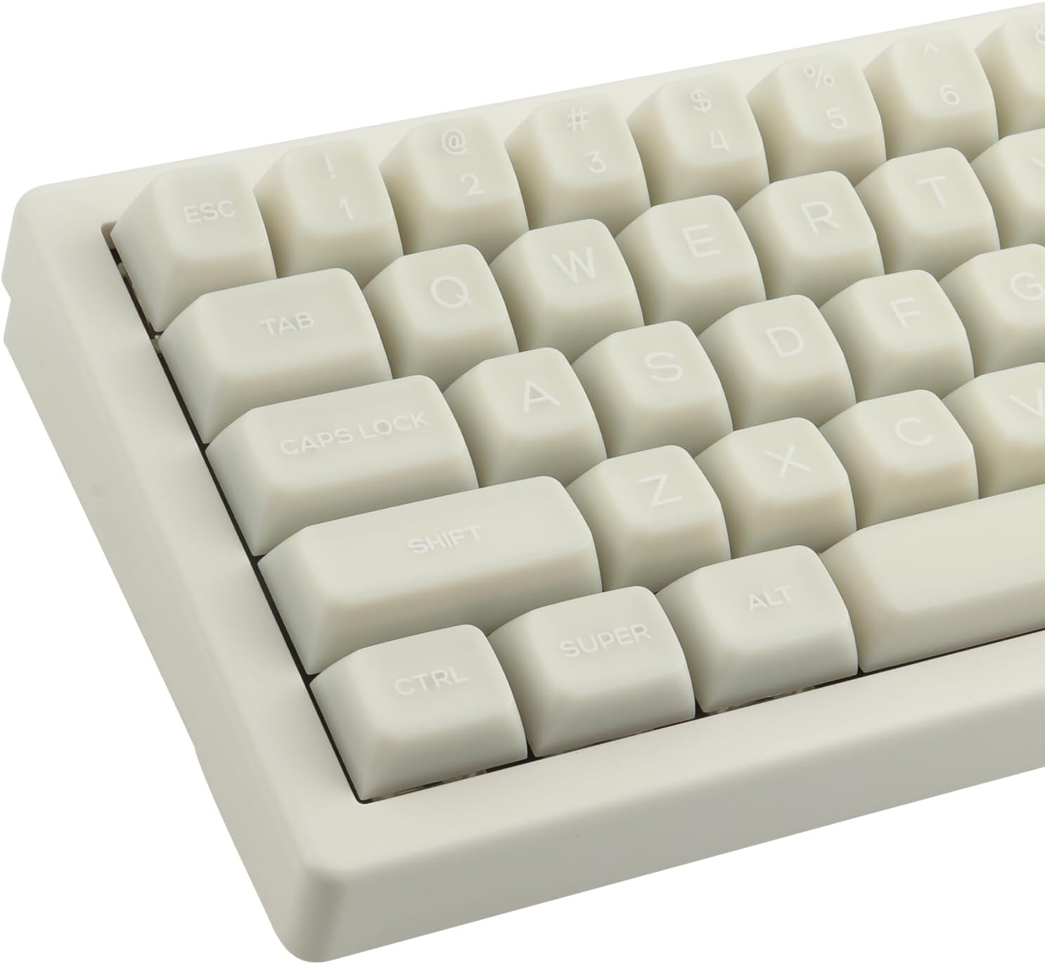 White Jade Keycaps 142 Keys PBT Keycaps, SA Profile Translucent Shine ...