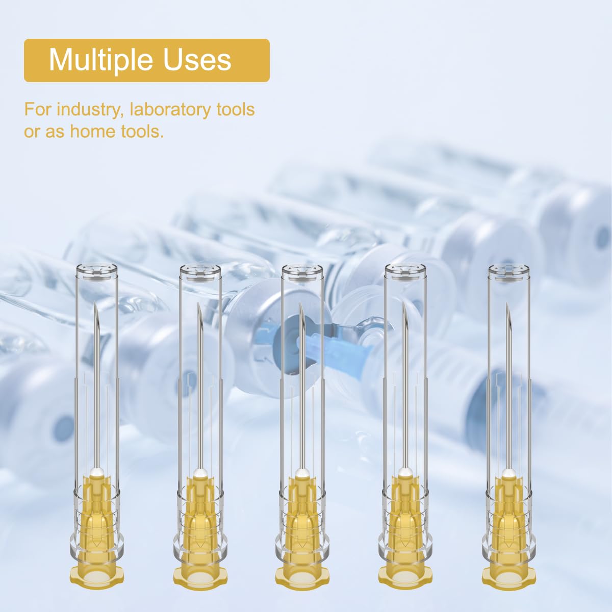 Snapklik.com : 100 Pack 25G 1 Inch Luer Lock Industrial Dispensing ...