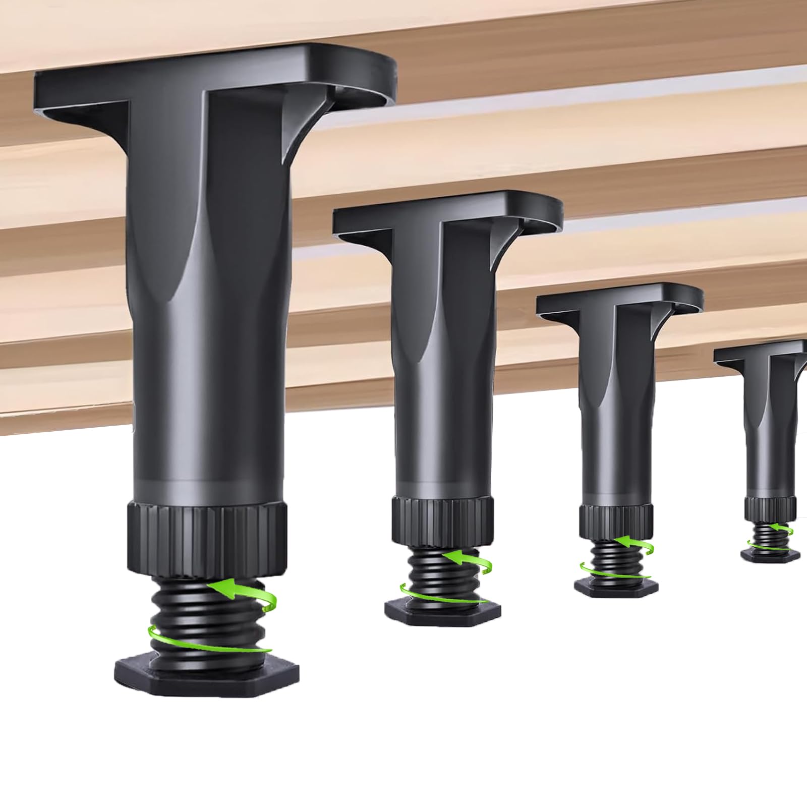 Amazon.com: Tuklye Adjustable Bed Support Legs Bed Frame Center Support ...