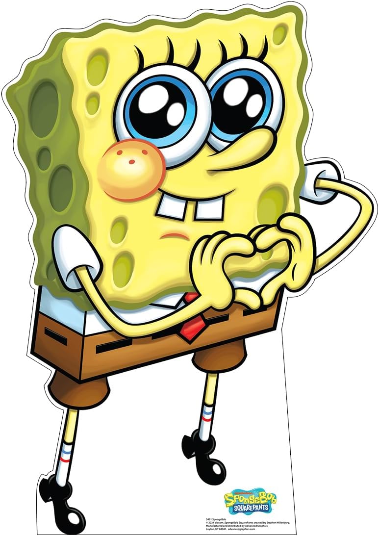 Cardboard People Spongebob Life Size Cardboard Cutout Standup ...