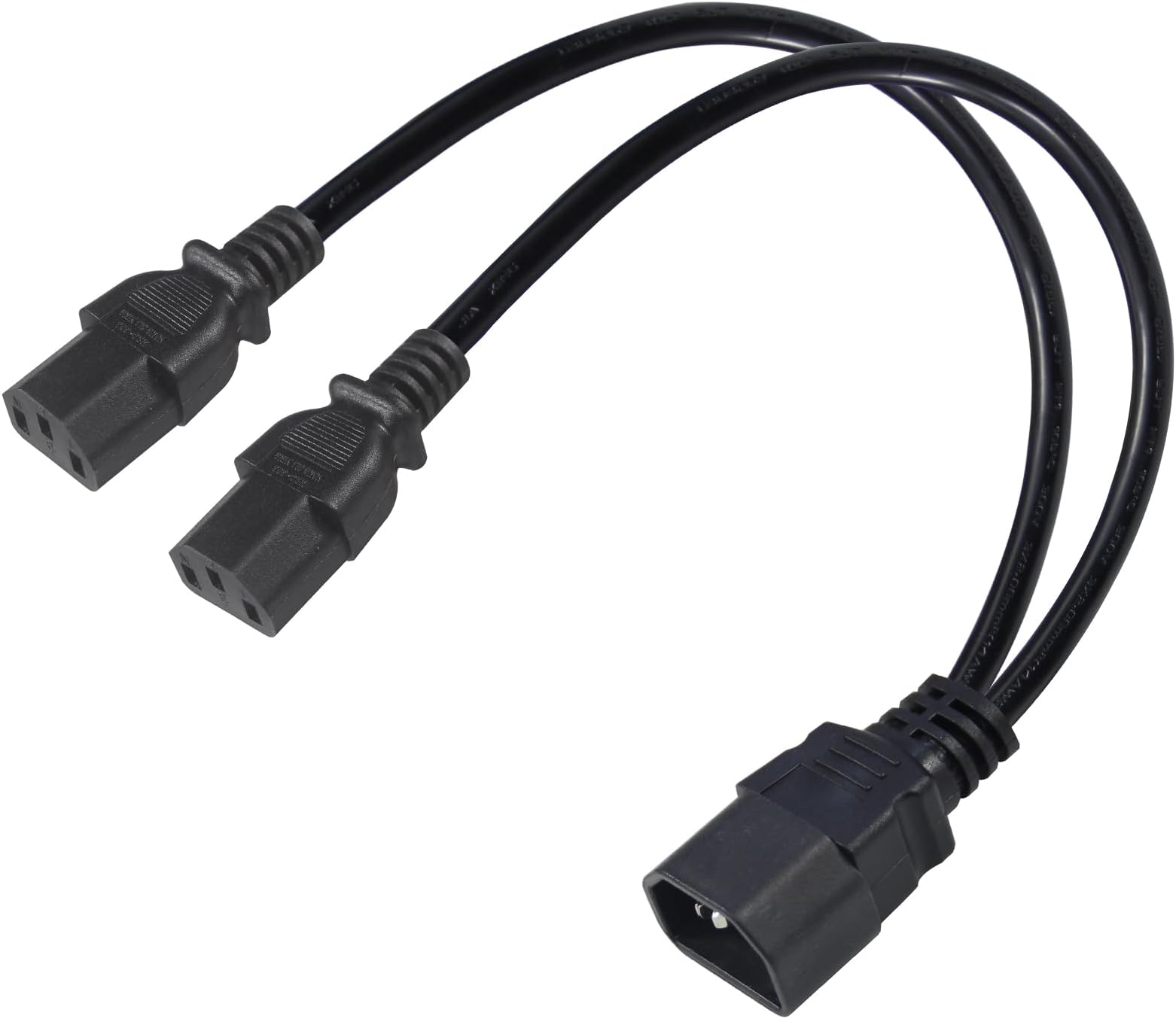 LINDY 30371 2.5m UK 3 Pin Plug to 2 x IEC C13 Splitter Extension Cable ...