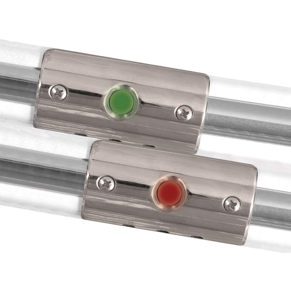 Amazon.com: TACO Marine Rub Rail Mounted Navigation Lights for Boats Up ...
