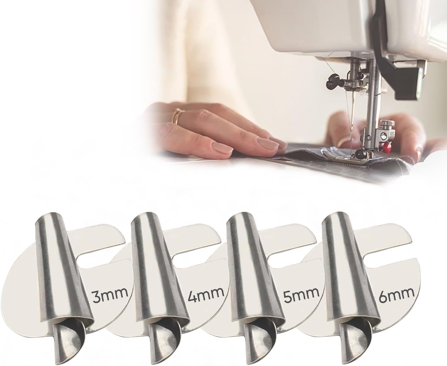 Amazon.com: 365Home 4-Pack Universal Sewing Rolled Hemmer Foot (3-6MM ...