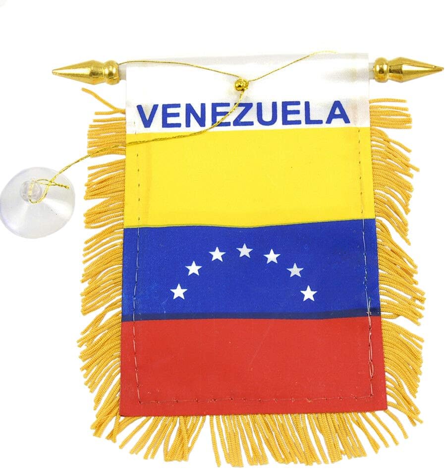 Amazon.com : AZ FLAG Venezuela Mini Banner 6'' x 4'' - Venezuelan ...