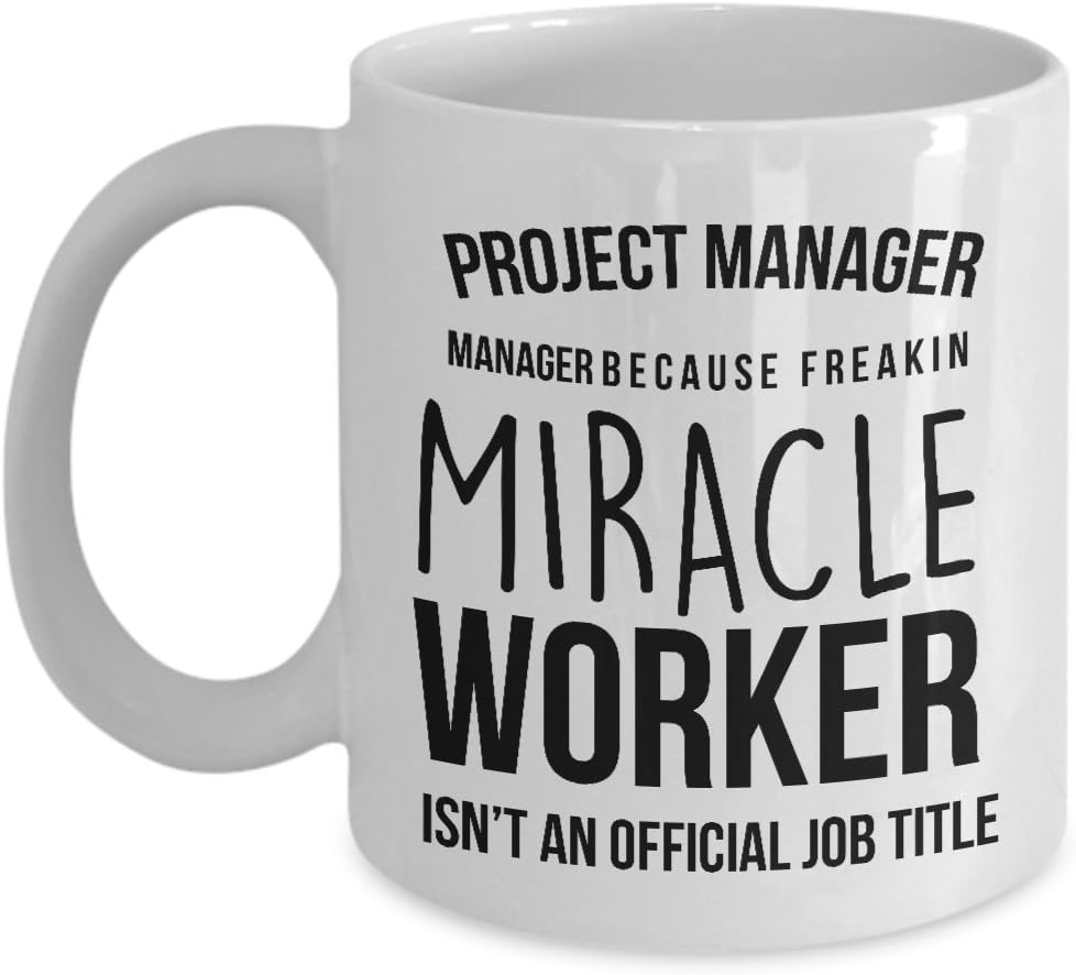 Amazon.com: Mugart Best Coffee Mug-Project Manager Gifts Ideas for Men ...