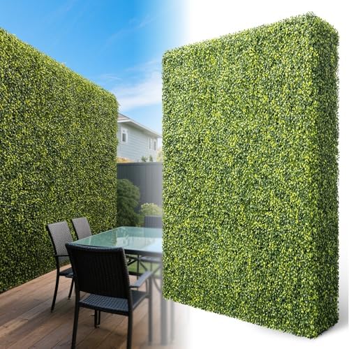 Amazon.com : Patio 18" W x 36" H x 18" D Artificial Hedge Wall Panels ...