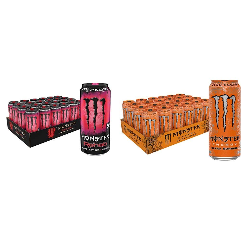 Monster Rehab Energy Drink Raspberry Tea 15 5 Ounce Pack | Desertcart EGYPT