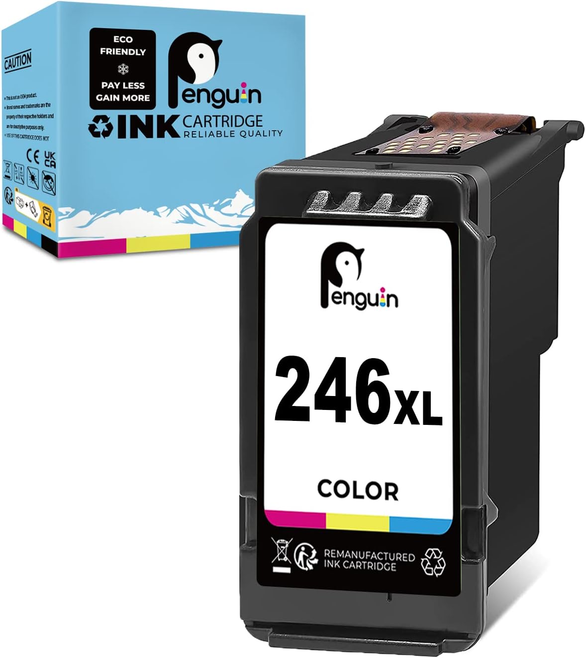 Amazon.com: Penguin 246XL Ink Cartridge for Canon Printers High Yield ...