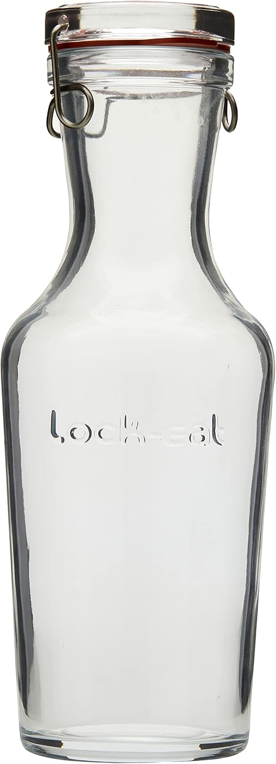 Luigi Bormioli Lock Eat Juice Jar 1 L (34 oz) : Amazon.ca: Home