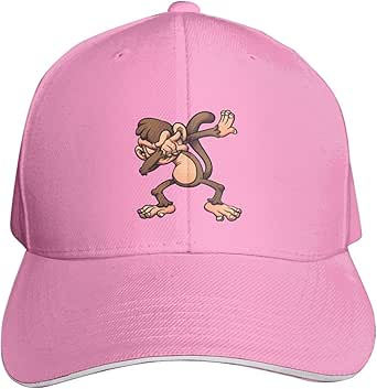 Secretlove Unisex Adjustable Outdoor Sports Caps Dabbing Cartoon Monkey ...