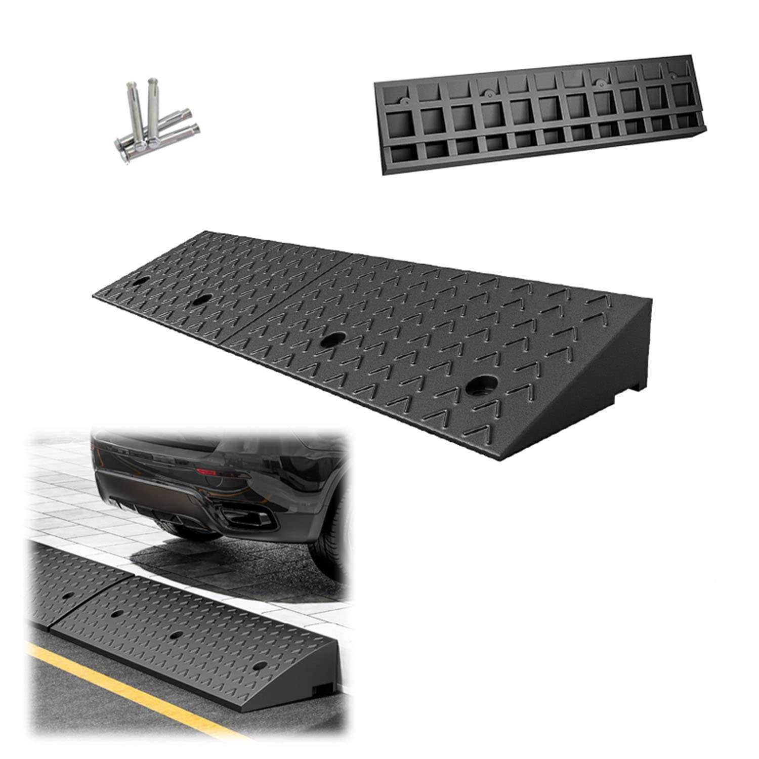 Rubber Driveway Curb Ramps Heavy Duty Threshold Ramps Hard Step ...