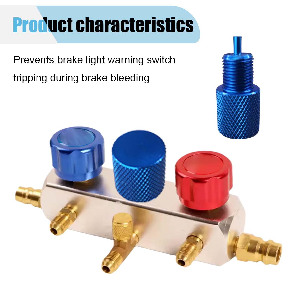 Brake System Valve With Bleeder UTSAUTO PV4 Brake Proportioning Valve ...