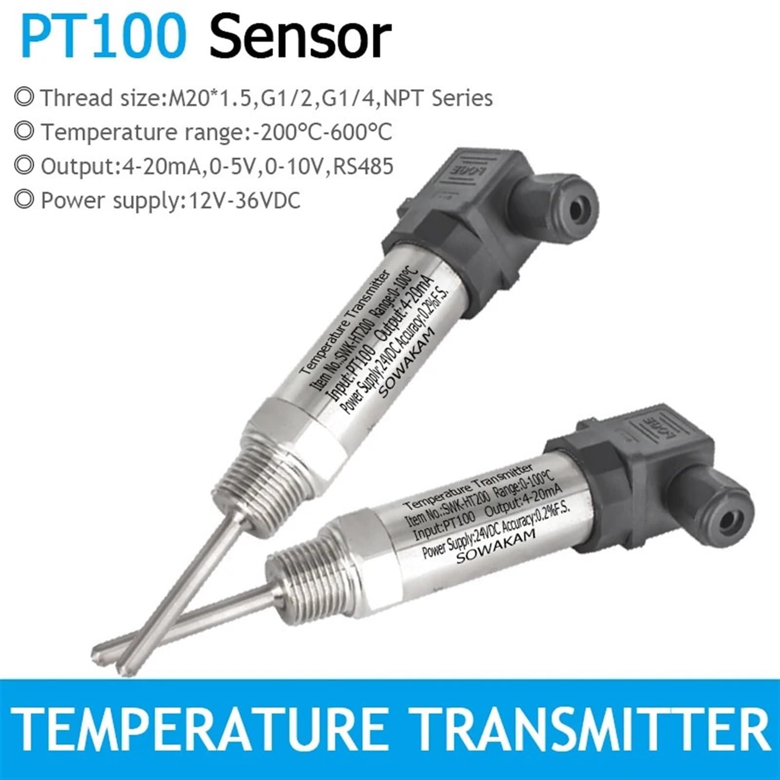 Butt Paste Platinum RTD Pt100 Sensor For 3D Printers Pt1000 Probe Specs