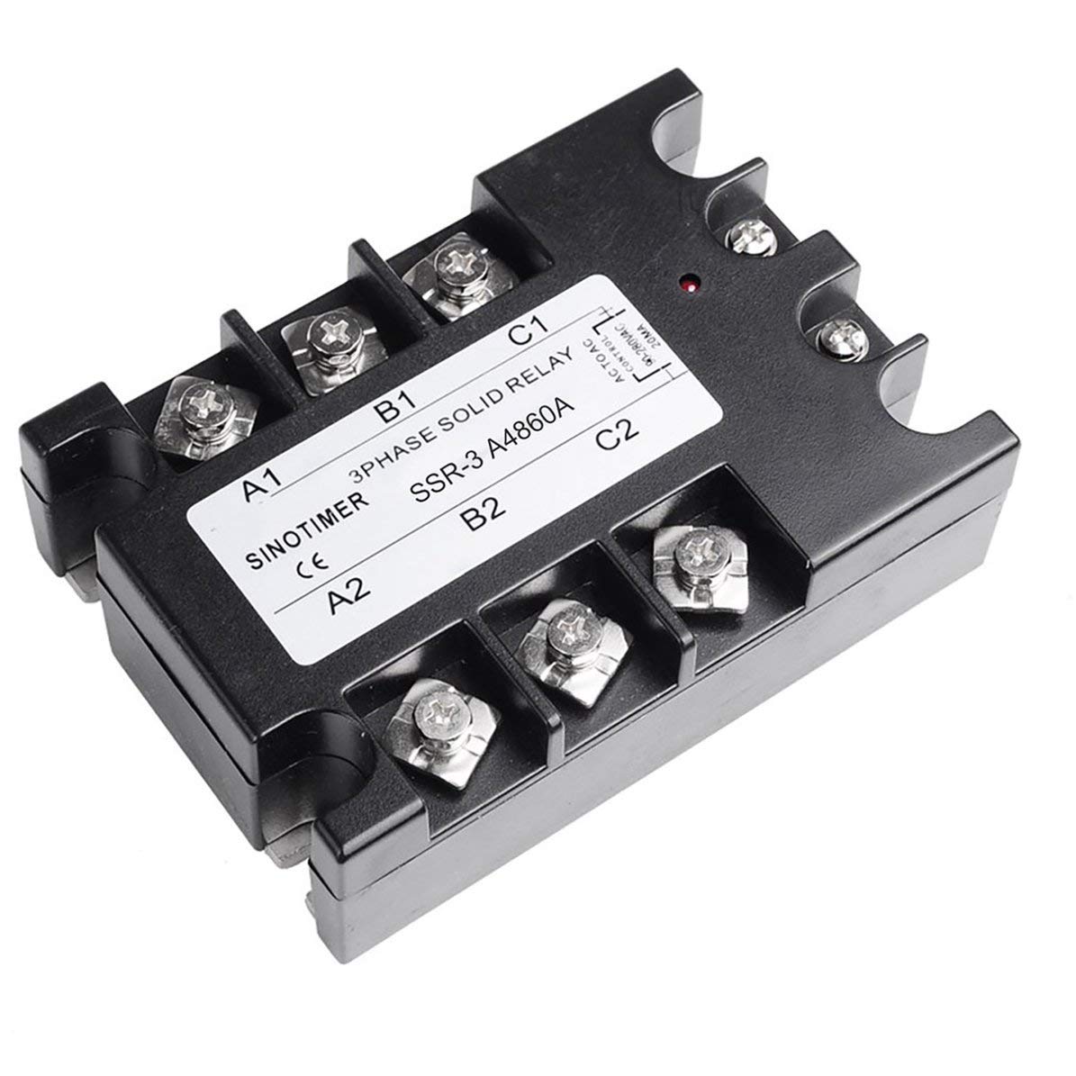 Buy Dswe Ssr 3 Phase Solid State Relay Ssr-3 Ac To Ac Solid State Relay ...
