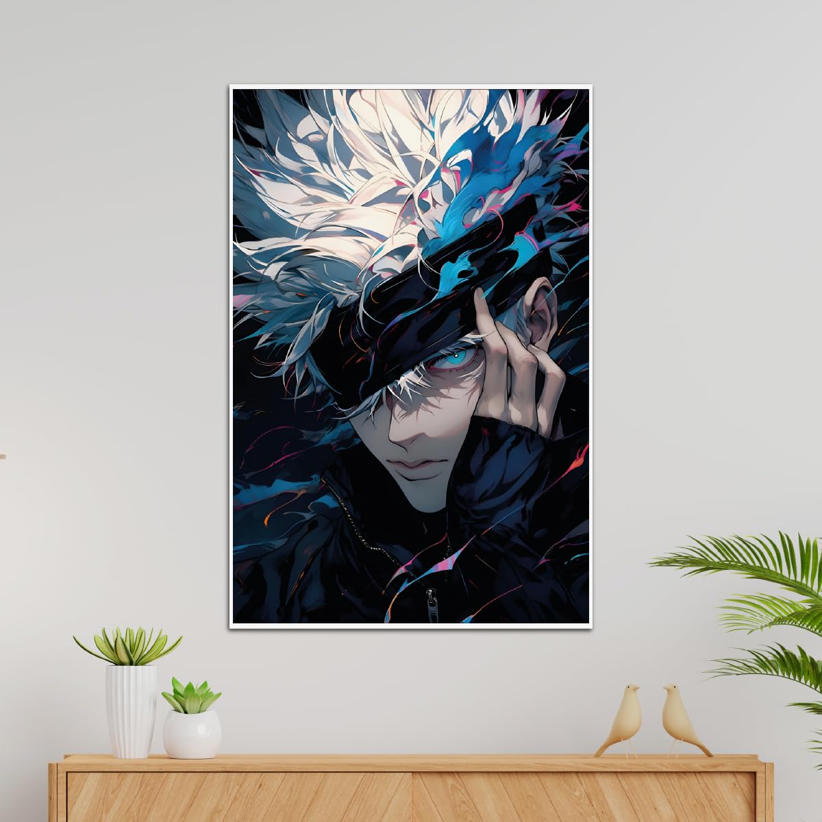 Tenorarts Gojo Poster Jujutsu Kaisen Anime Wall Posters With Thick ...