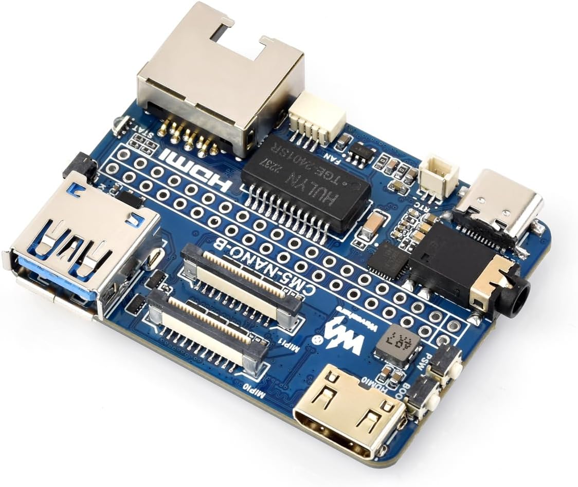 Amazon.com: Nano Base Board (B) for Raspberry Pi Compute Module 5 Lite/eMMC,CM5 Mini Expansion ...