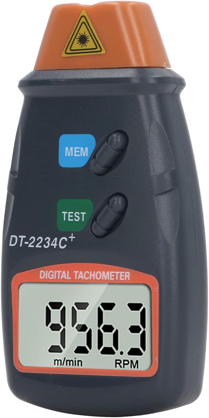 Amazon.com: Non Digital Tachometer Measurement Speed Tach Meter for ...