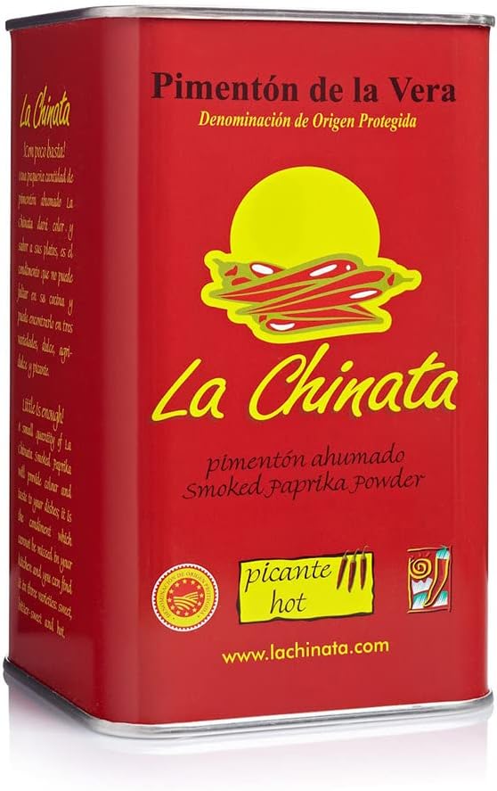 Amazon.com : La Chinata Pimenton de la Vera Picante DOP (Hot Smoked ...