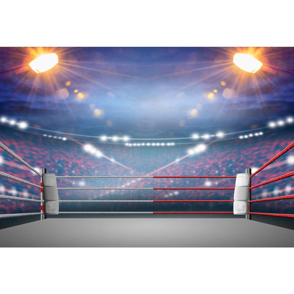 Buy CSFOTO 6x4ft Boxing Arena Backdrop Boxing Match Stadium Wrestling ...