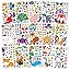 Amazon.com: 15 Sheets Make Your Own Animal Stickers for Kids Girls Boys ...