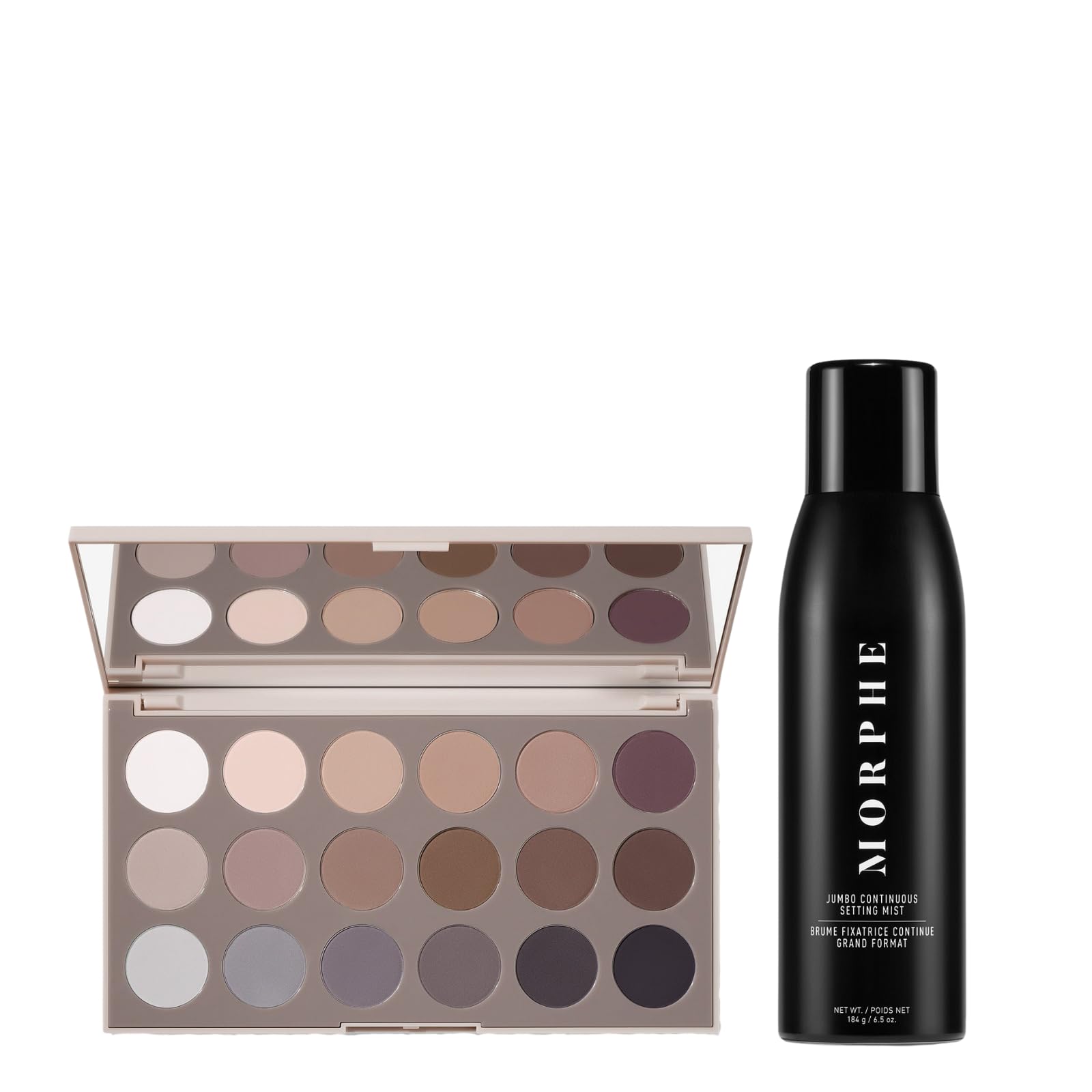 Amazon.com : Morphe 18CT Makeup Palette (0.68 oz) & Continuous Setting ...