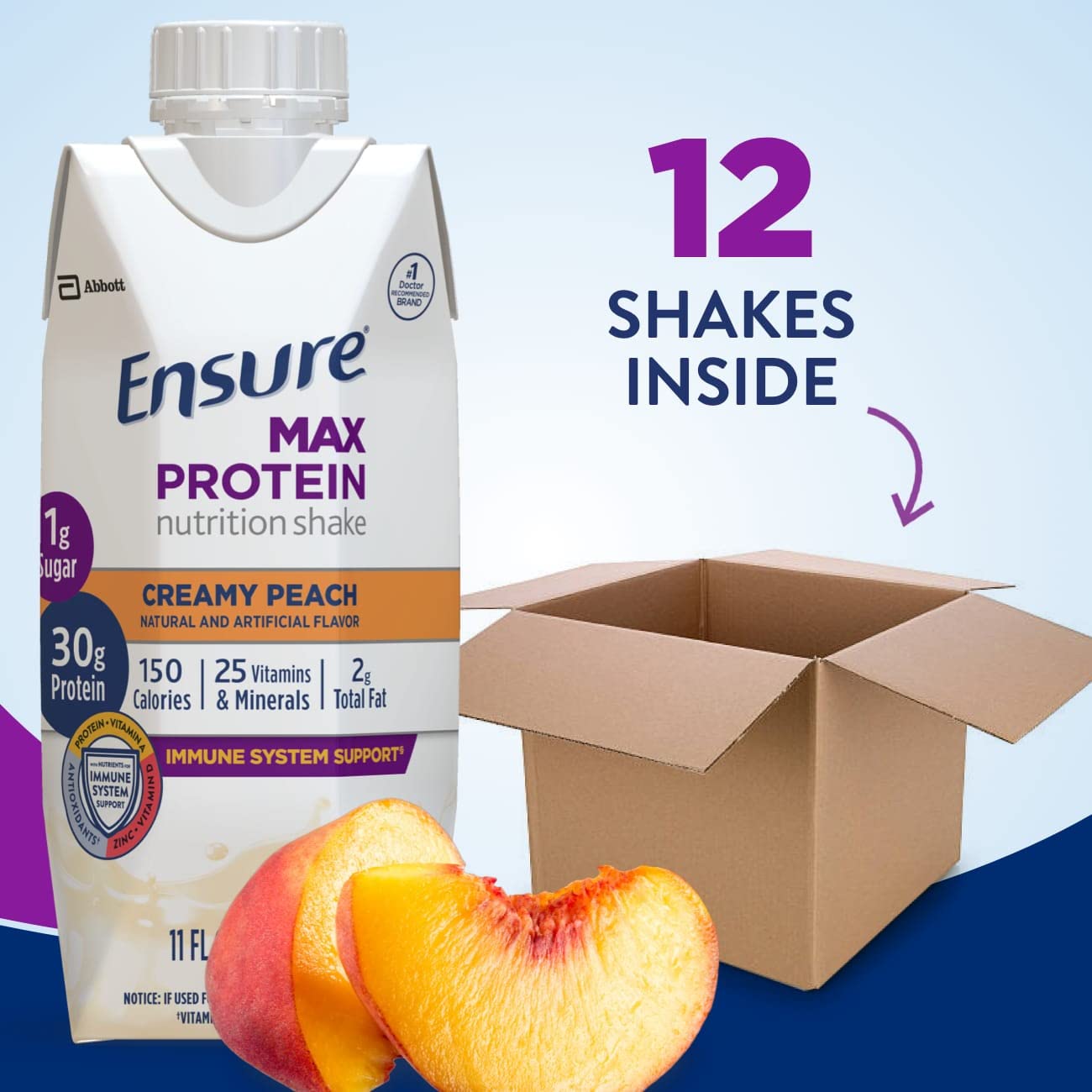 Batido nutricional de proteínas Ensure Max, con 30 g d...B09SGQVPDW ...