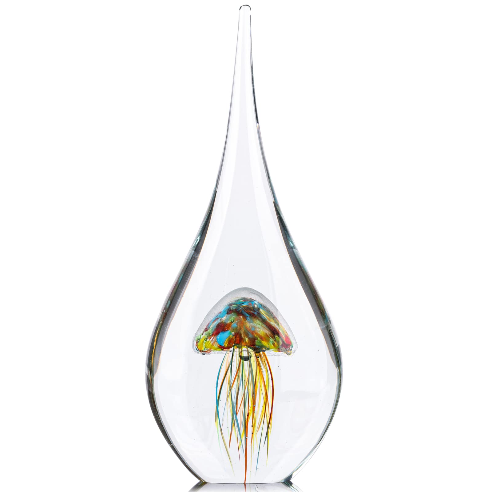 Handmade Jellyfish Blown Glass, Glass Animals, Unique Mediterranean ...