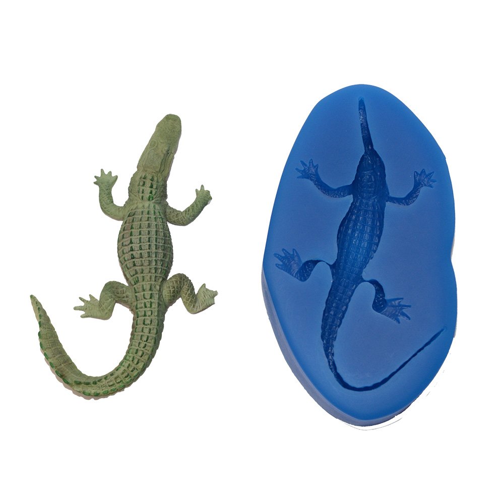 Amazon.com: Alligator 3 Silicone Animal Mold A277 by First Impressions ...