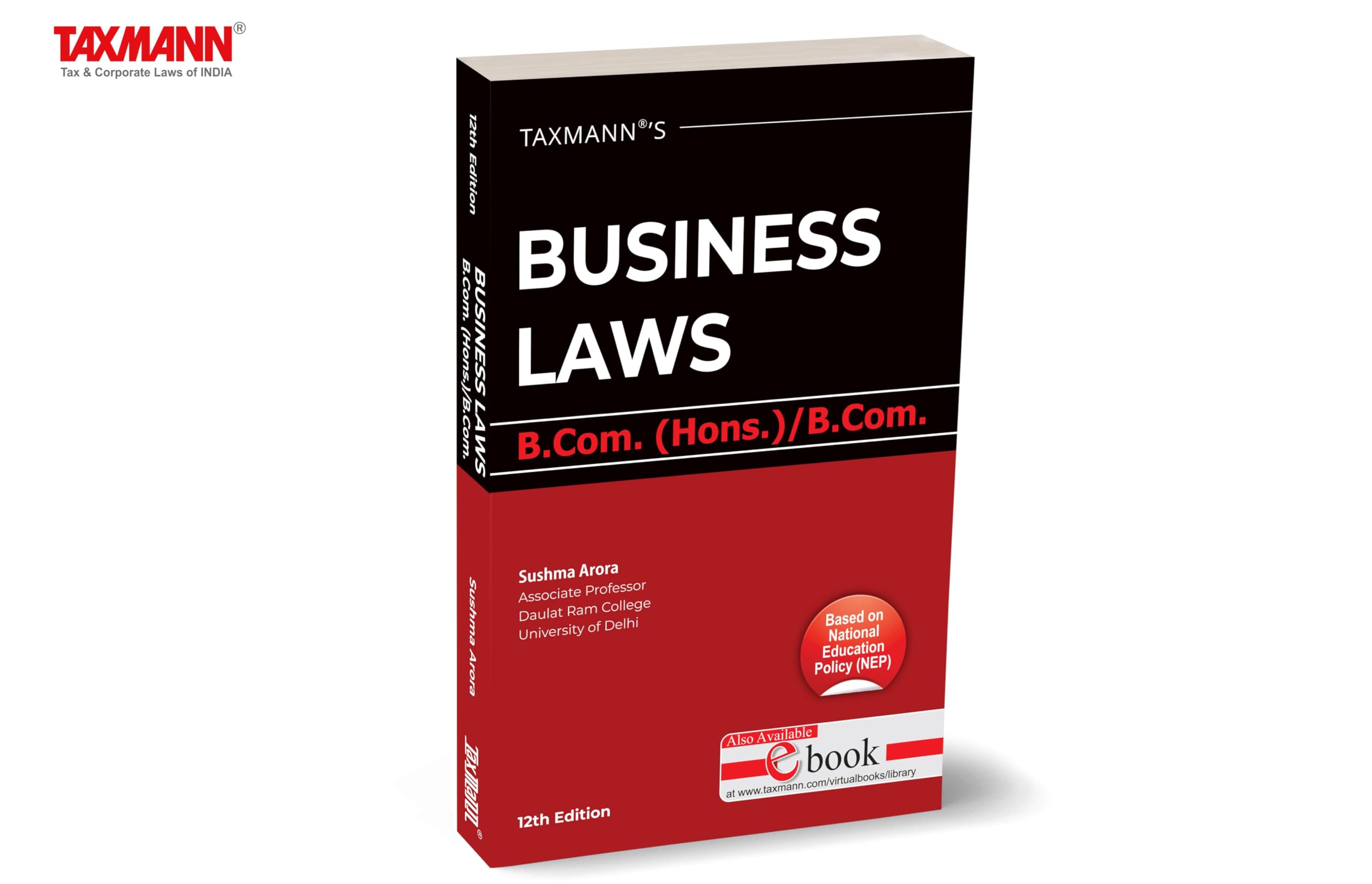 Taxmann's Business Laws (UGCF | NEP) – The Authoritative Student ...