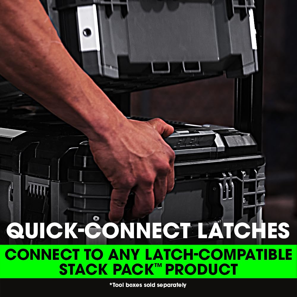 Snapklik.com : FLEX STACK PACK Storage System Crate