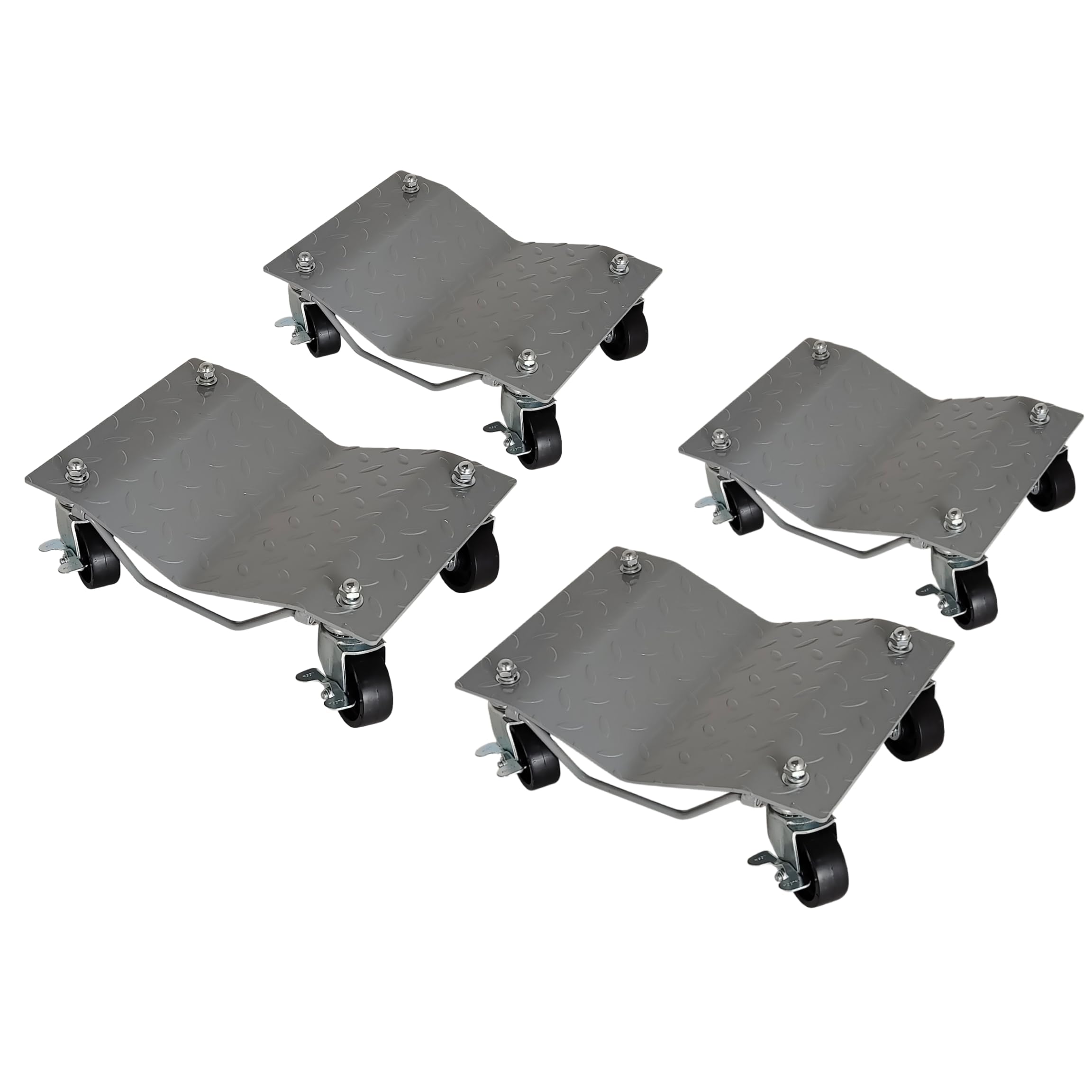 Snapklik.com : Heavy Duty Wheel Dolly Set - 4 Piece Car Moving Dollies ...