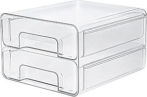 Epzia 1 PIÈCE Tiroirs de réfrigérateur empilables – Double couche ...