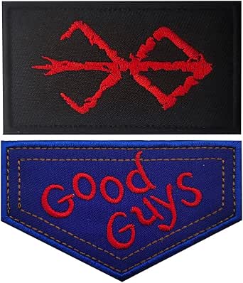 Amazon.com: 2PC Good Guys Patches Fully Embroidered Hook and Loop Badge ...