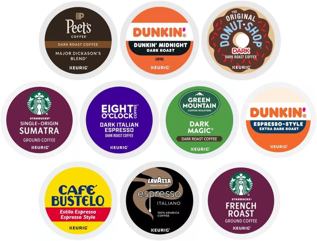 Amazon.com: Coffee Pods Variety Pack Sampler, Assorted Single Serve ...
