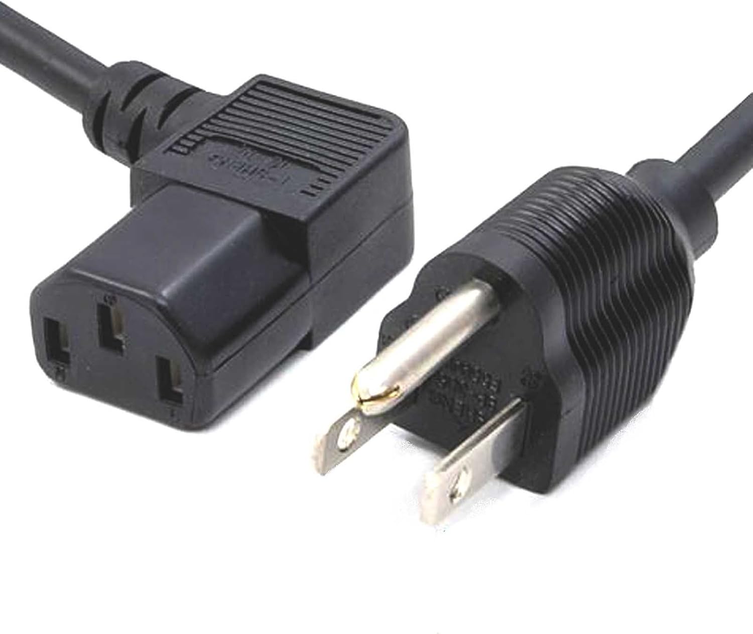 Amazon.com: 10 Ft Extra LONG Power Cord 90 Degree Right Angle IEC45 ...