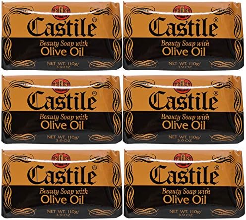 Amazon.com : Castile Soap Beauty Soap With Olive Oil, 3.9 Ounces 6 pack ...
